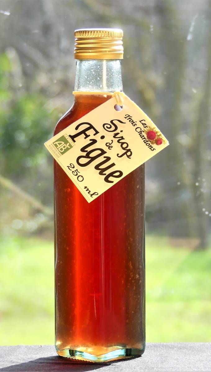 Sirops bio sans additifs Les Trois Chardons direct producteur
